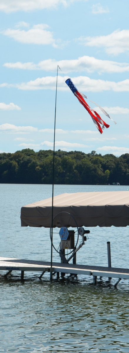 Windsock Pole & Mounting Bracket - Pier Pleasure